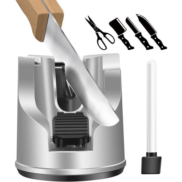 Affûteur De Couteaux Professionnel Avec Angle Réglable Rainure En V Adapté À Tous Types De ...