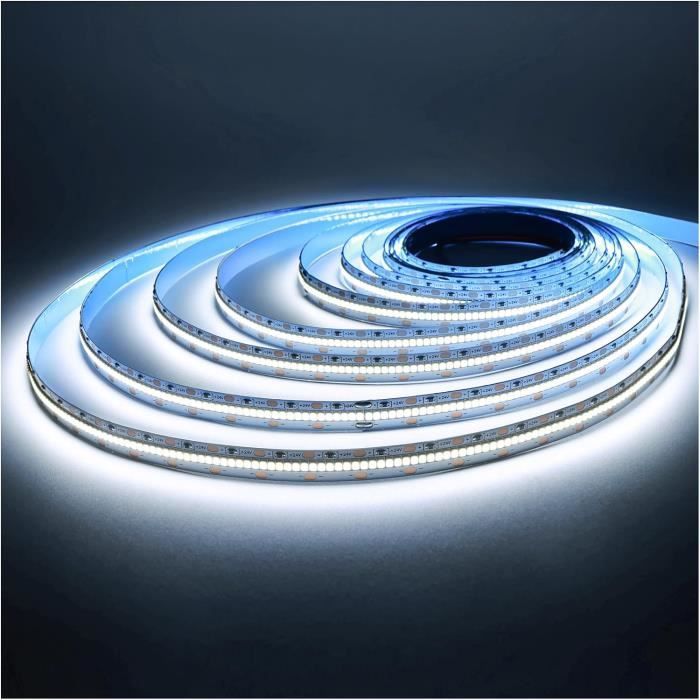 Ruban Led 24V, Bande Led Blanc 6000K Version Pro Super Brillante 5M ...