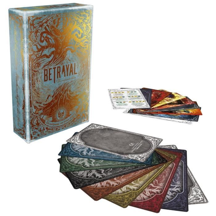Betrayal Deck of Lost Souls, jeu de cartes coopératif à rôles secrets ...