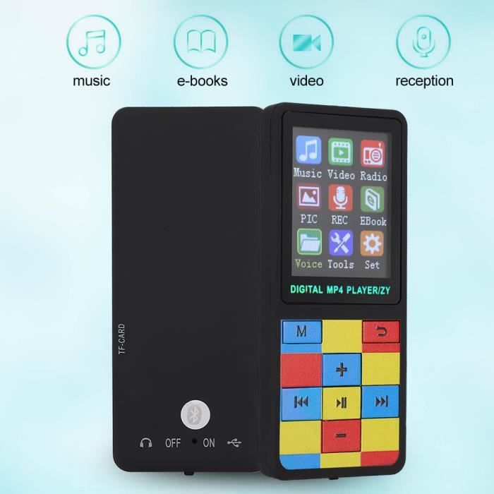 Lecteur MP3 - MXZZAND - T1 - Écran couleur 1,8 pouces - 32 Go ...