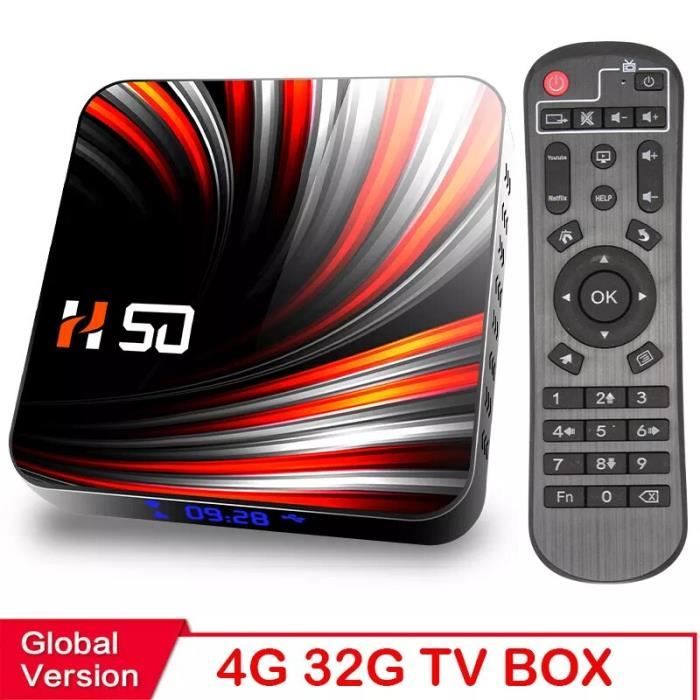Box multimedia,Boîtier Smart TV avec Android 10,Box Télé Intelligente,4 ...