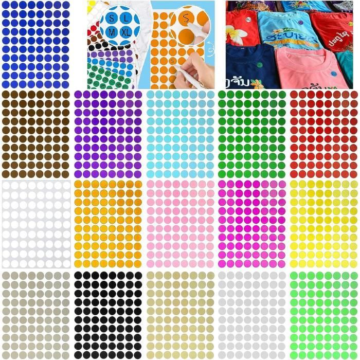 Gommettes Autocollantes Ronde gomettes autocollantes etiquettes ...