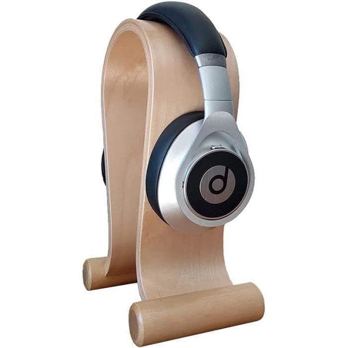 Support Casque Headphone Stand Stable Bois Stand Headphone Headphone ...