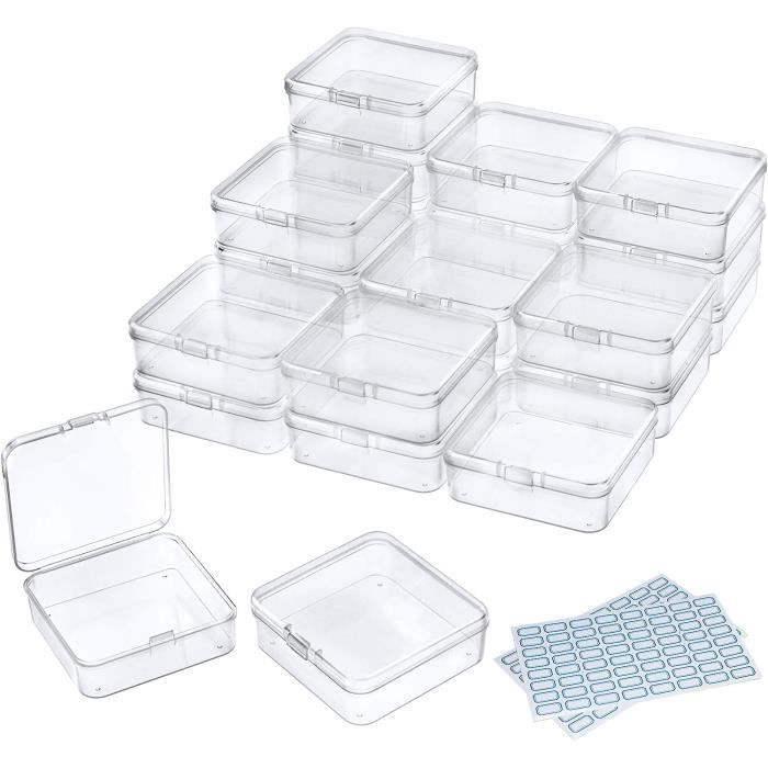 Petite Boite Rangement Plastique, Lot De 24 Mini Boite Plastique ...