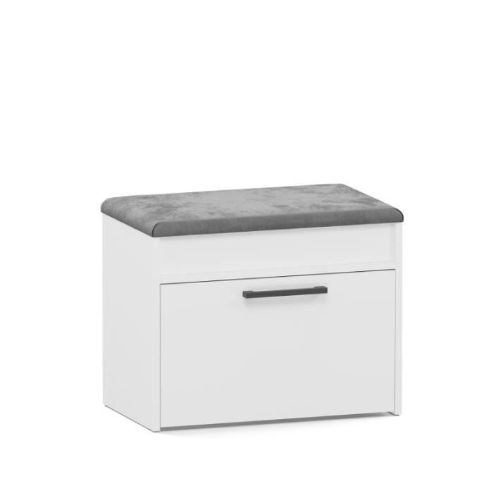 Meuble à chaussures - VIVALDI - Kalpa Mini - Blanc - 60 cm - 2 portes ...