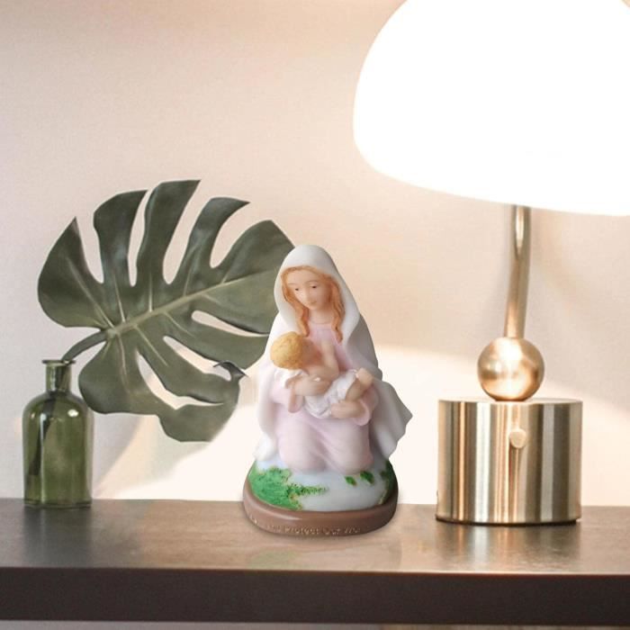 La Vierge Avec L'Enfant Jésus,Ornement Maison En Résine Sainte Mère ...