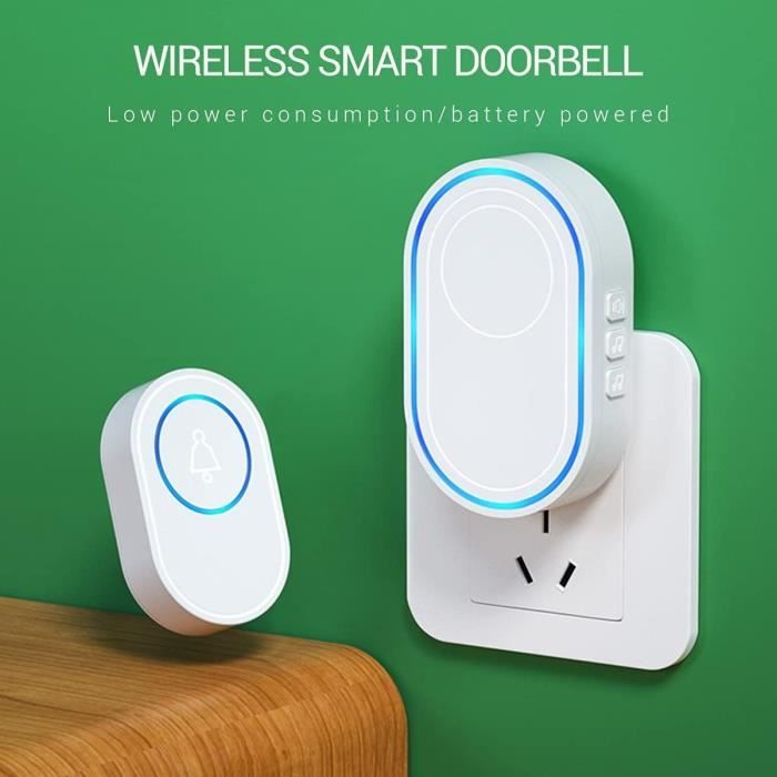 Sonnette De Porte, Sonnette De Porte Sans Fil, Sonnette Enfichable ...