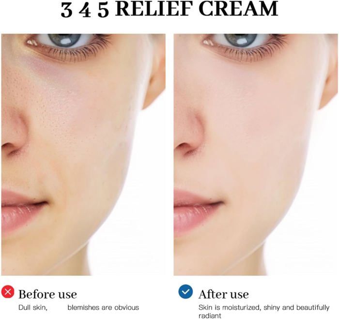 345 Relief Cream 50ml, 345 Intensive Repair Cream - Face Moisturizer ...