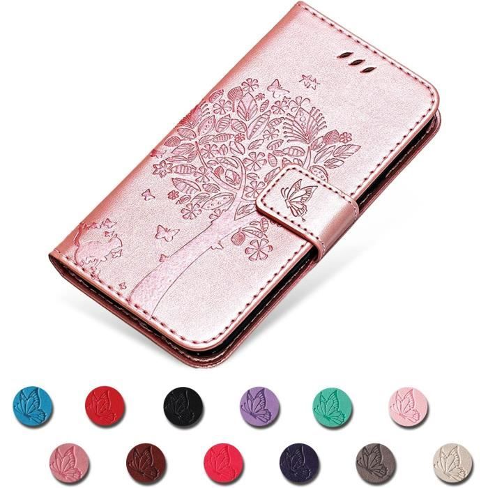 Coque Pour Moto G52, coque Protection coque Premium En Cuir Pu ...