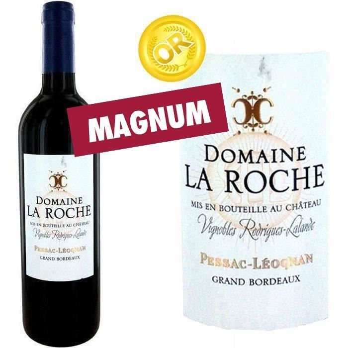 Magnum Domaine La Roche Pessac Léognan 2010 - Vin rouge - La cave Cdiscount