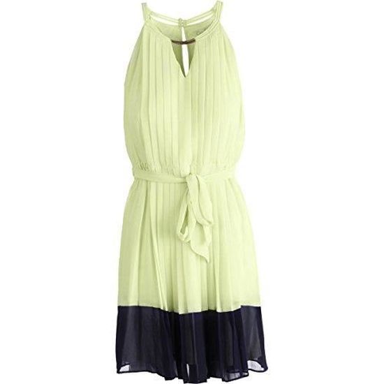 Jessica Simpson Robe bloc Halter couleur avec découpes - Cdiscount Prêt ...