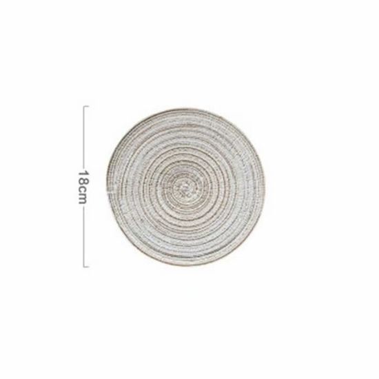 Panier de rangement en osier,Beige 18cm--Napperons isolants en lin de ...
