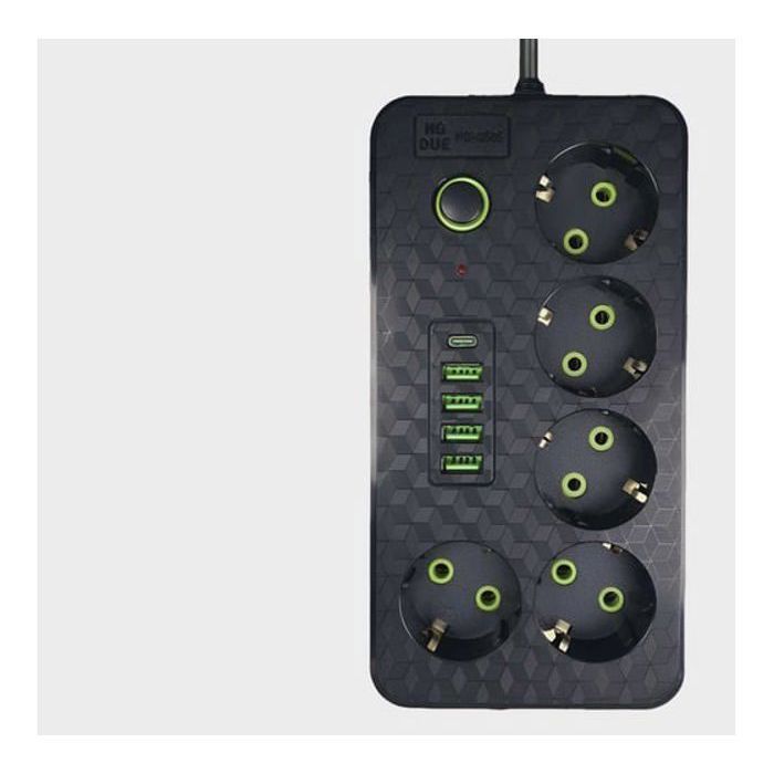 Multiprise Electrique, Multiprise 6 Prises avec 5 Ports USB, Bloc ...