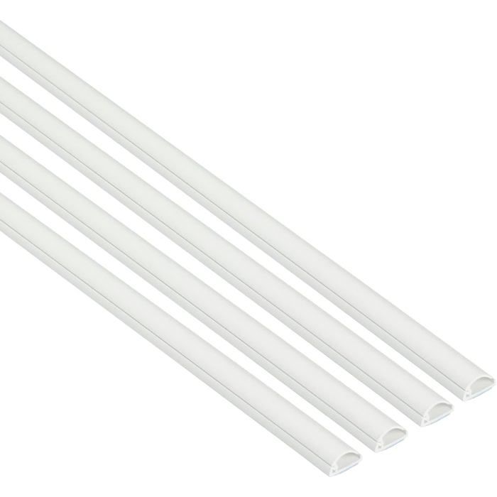 D-Line 16x8mm Moulure décorative en Demi-Cercle, Goulotte électrique ...