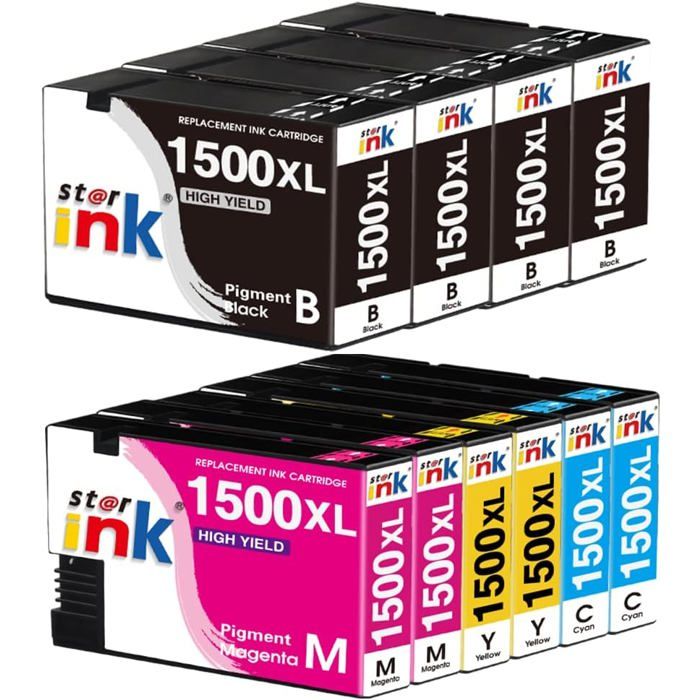Starink 1500Xl Cartouches D'Encre Pour Canon Pgi-1500 1500Xl Pour Canon ...