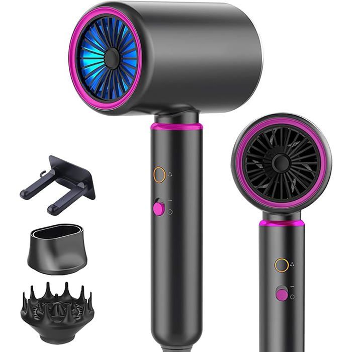 Professional Ionic Hair Dryer, 2200 W Quick Dry, 4 Adjustable Modes ...
