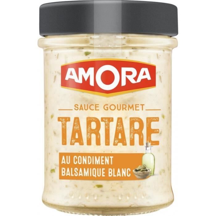 Amora TARTARE au Condiment Balsamique Blanc 188g - Cdiscount Au quotidien