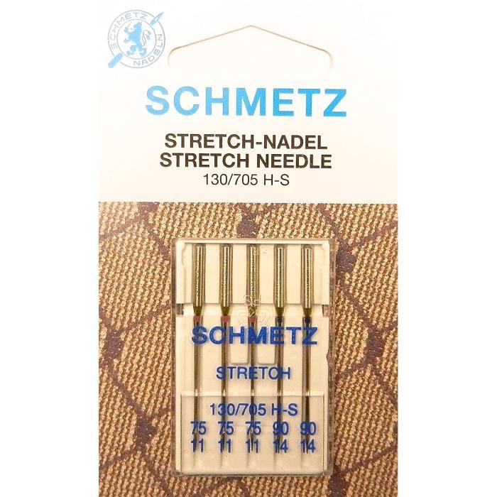 SCHMETZ - Lot 5 Aiguilles Machine à Coudre - Taille 75-90 - Tissu Stretch - Cdiscount Electroménager