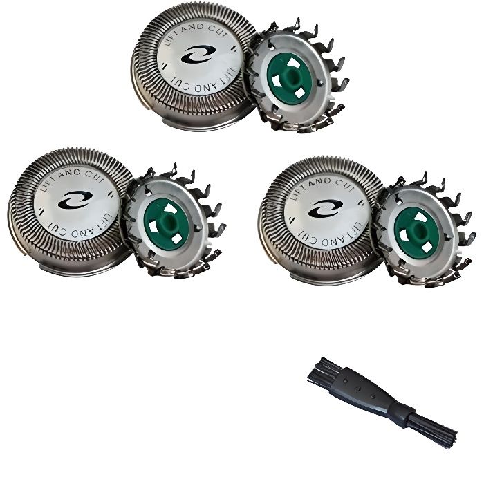 Oral-q 3 Précision Double Têtes de rasage de rechange pour rasoir ...