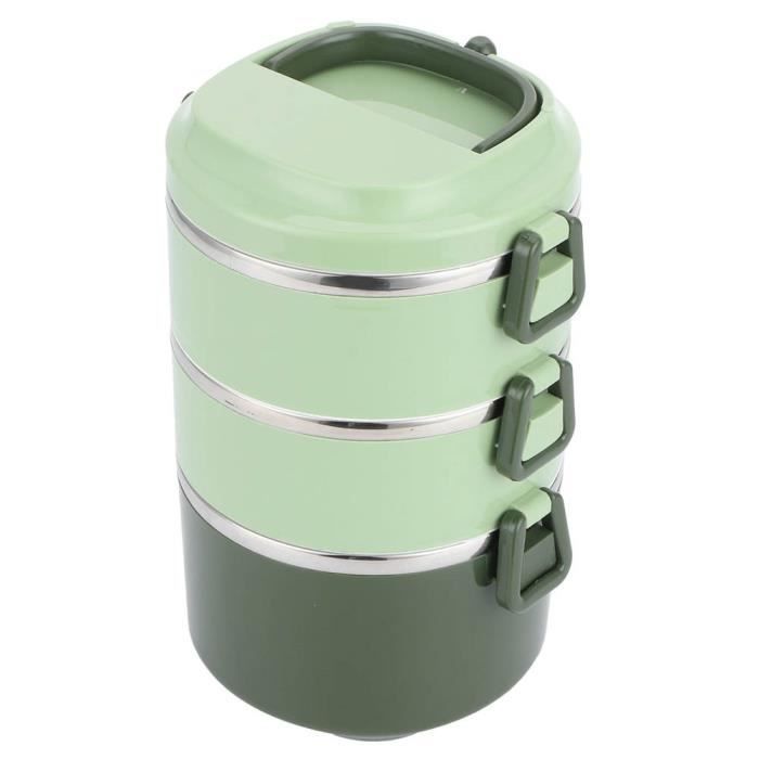 ZJCHAO Lunch Box isotherme Boîte à lunch isolée Boîte à bento en acier ...