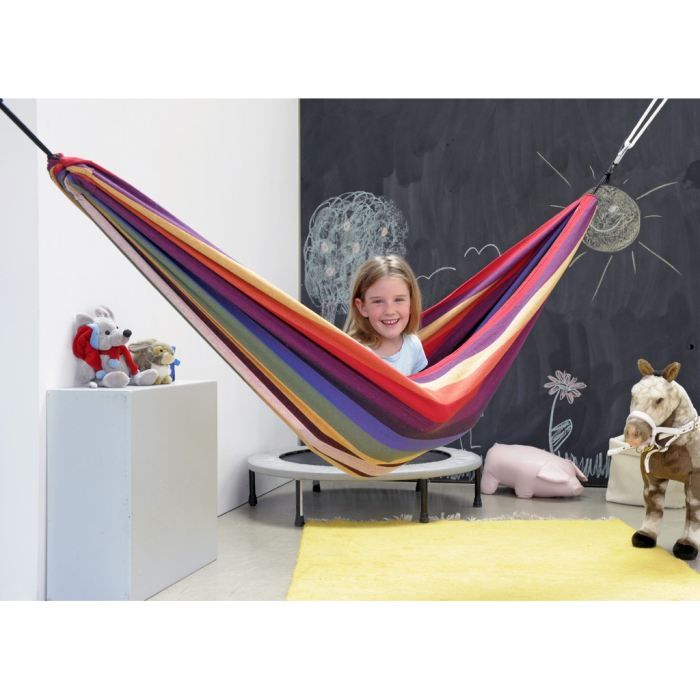 Hamac enfant multicolore Chico Rainbow - AMAZONAS - résistant aux ...