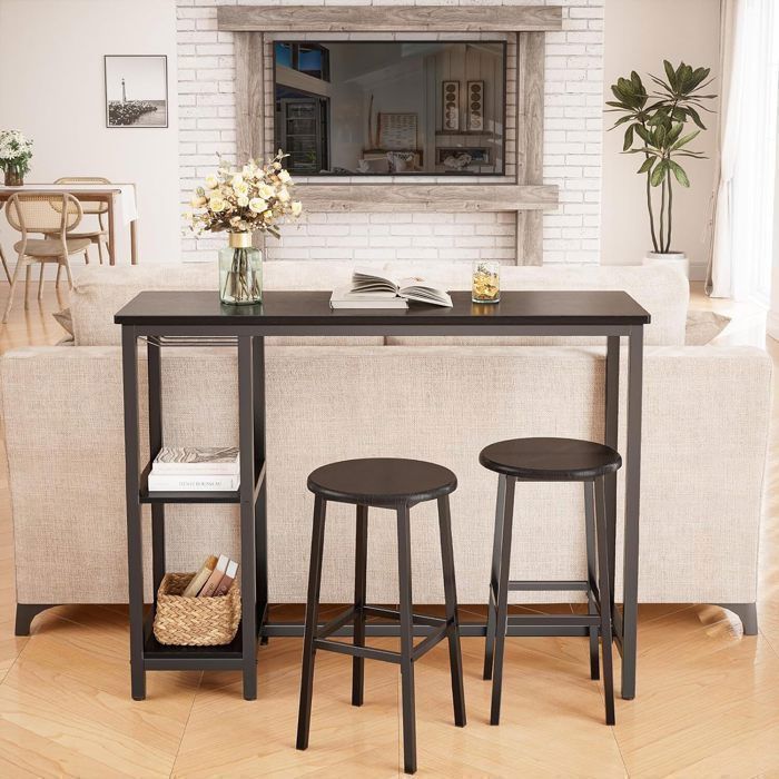 Mange Debout - Bealife - Table à Manger Debout - 2 Tabourets - 2 ...