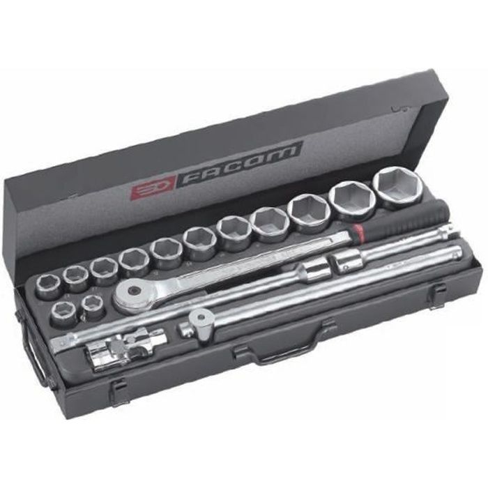 Coffret douille et embout 3/4 Camion - FACOM - K.3PB - Acier allié - Dimensions: 425 mm - Achat ...