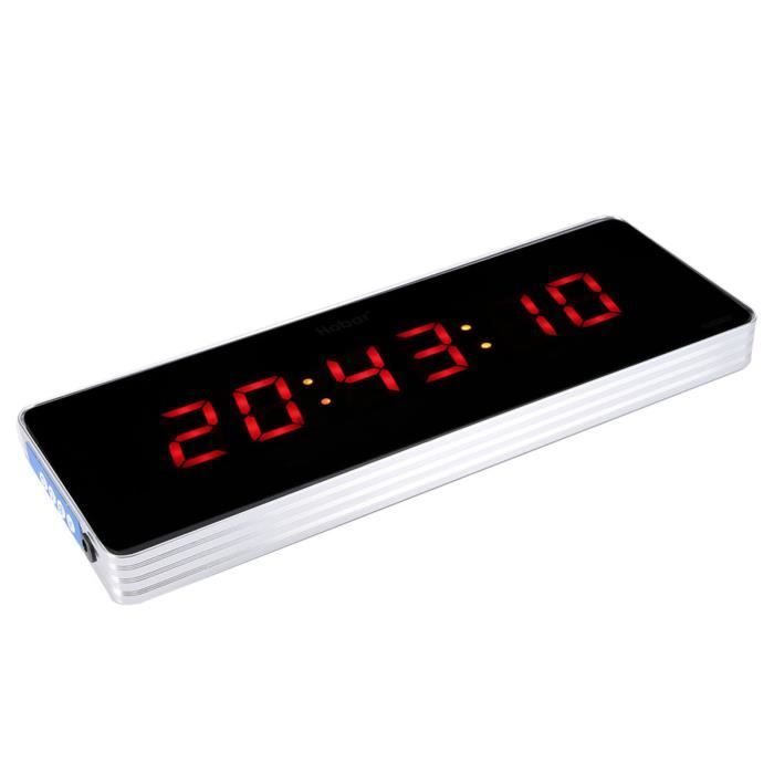 MSA Horloge Digitale Horloge Led Numérique Horloges Murales En Alliage ...