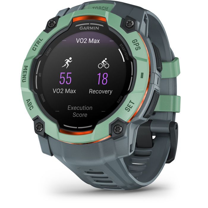 Montre connectée - GARMIN - Instinct 3 - 1,3" - 50 mm - Amoled - Vert ...