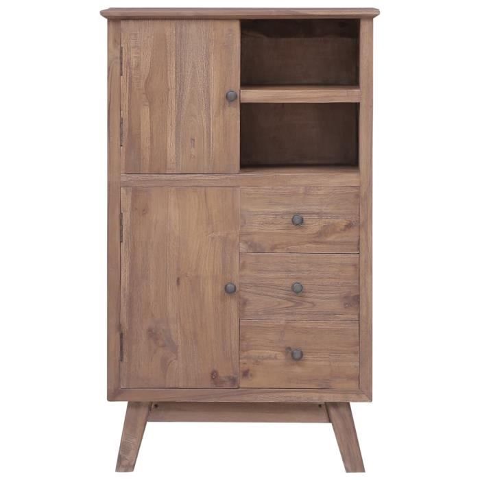MAD Buffet 60x30x100 cm Bois de teck solide - GOT7685588771110 ...