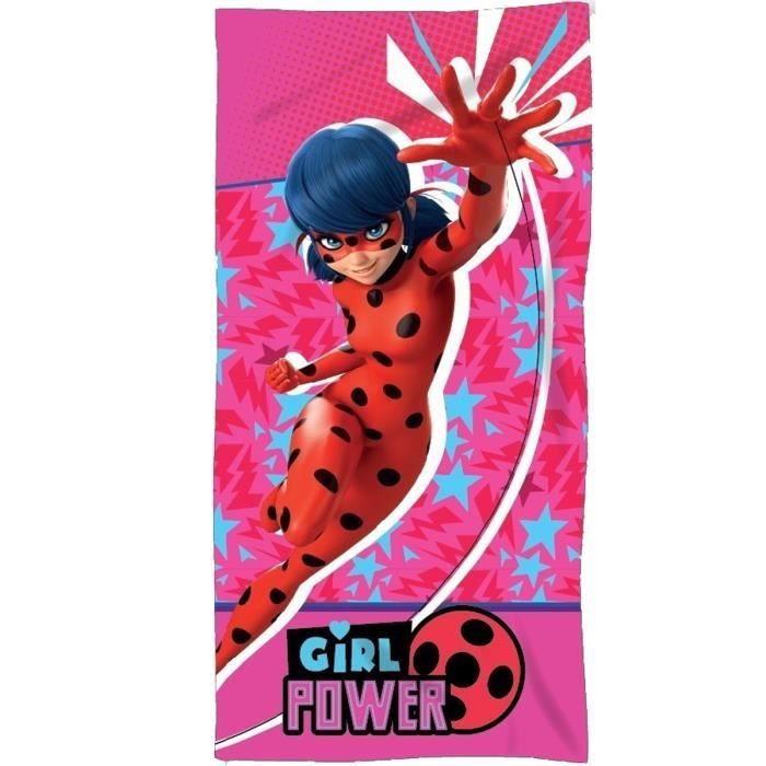 Nouvelle serviette de plage LADYBUG MIRACULOUS gril power 70/140cm ...