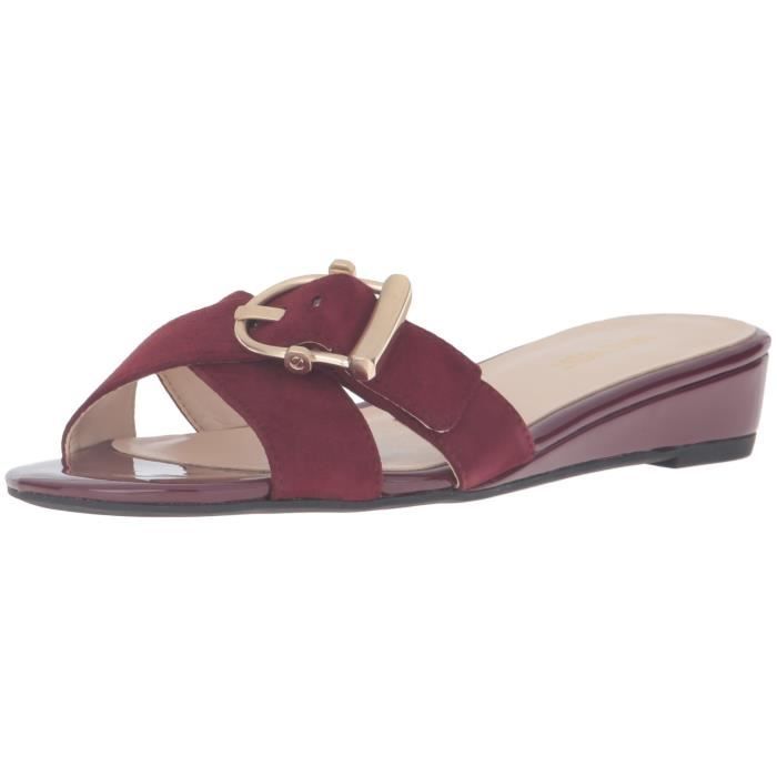 Nine West Femmes Tiggy Sandales compensées en daim J4J2O Taille-38 1-2 ...