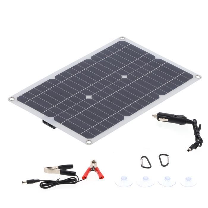 CEN Carte de charge solaire Kit de panneau solaire flexible 23W double module de chargeur ...