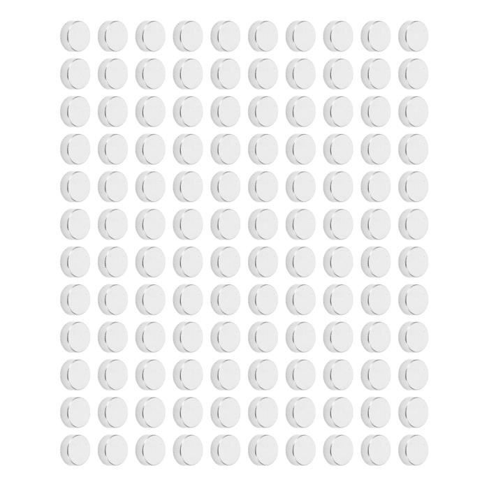Qiilu Mini petits aimants ronds 120pcs mini aimants ronds en néodyme ...