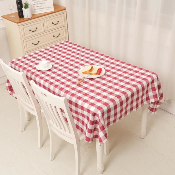 Nappe de Table rectangulaire à carreaux - RUMOCOVO - 140*140cm ...