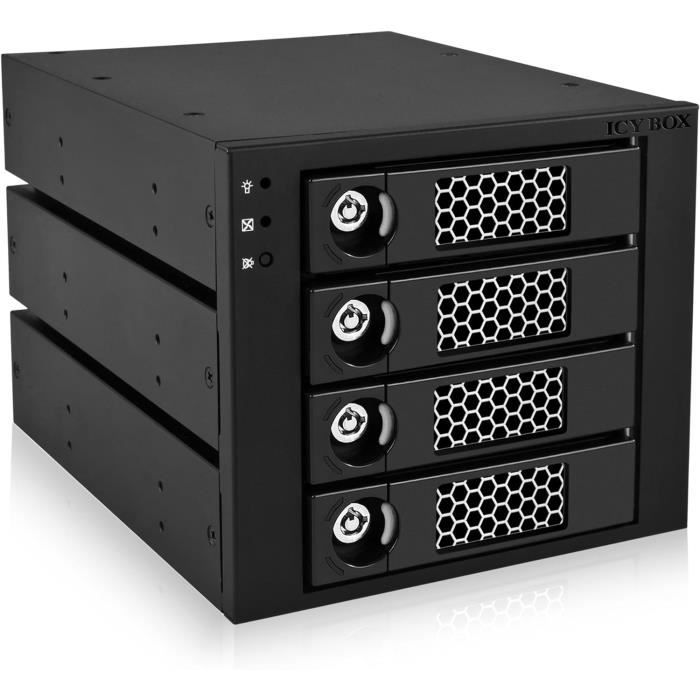 Ib-554Ssk Boîtier Back Plane En Aluminium Pour 4 Disque Dur 3.5" Sas ...