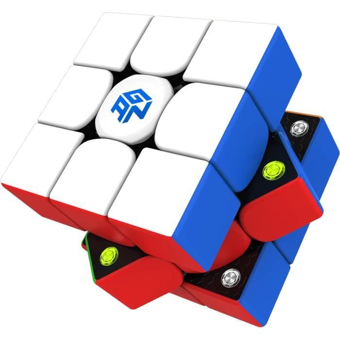 GAN 356M-Lite Cube de Vitesse Magnétique 3x3, Jeu de Casse-Tête Coloré ...