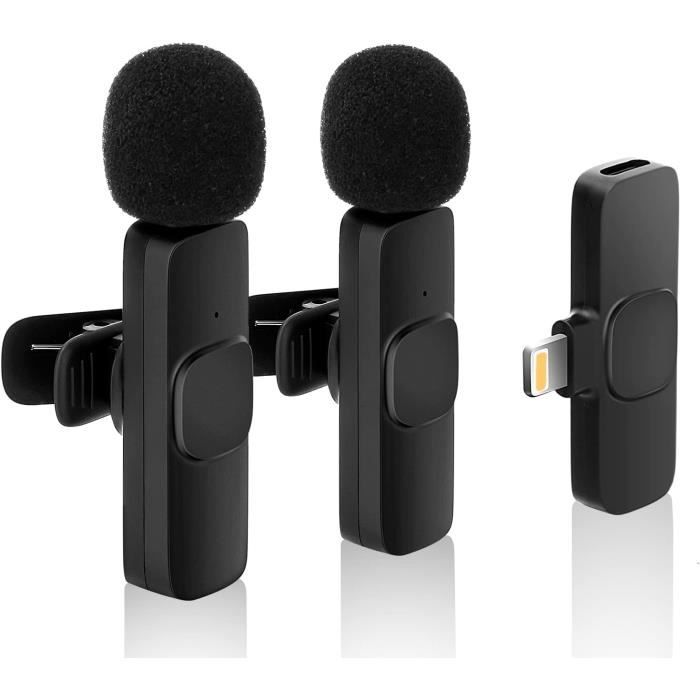 Micro Cravate Sans Fil Pour Iphone - 2.4Ghz Mini Microphone Wireless ...