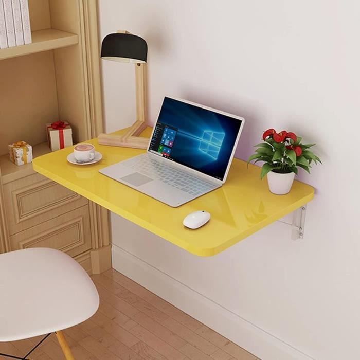 Table Murale Rabattable,Bureau Escamotable,Bureau Murale Pliable,Bureau ...
