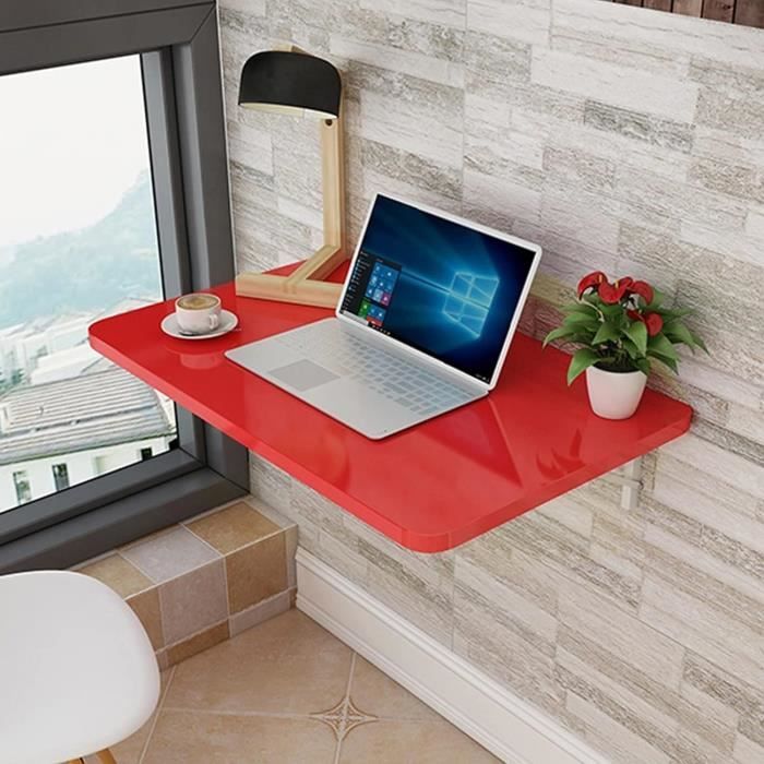 Table Murale Rabattable,Bureau Escamotable,Bureau Murale Pliable,Bureau ...