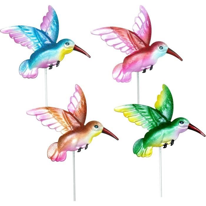 Décorations Murales En Forme De Colibri En Métal, Décoration De Jardin ...