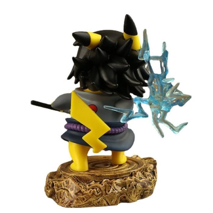 Pikachu Sasuke Uchiha Jouet Décoration Naruto Figure Jouets, Figurine ...
