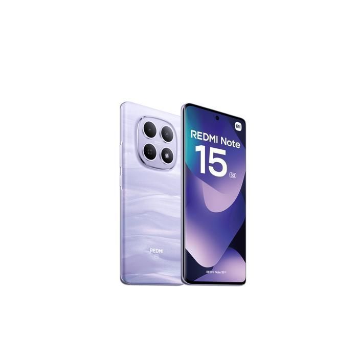 REDMI Note 15 5G Smartphone de 8G RAM 256G ROM Violet -Version ...