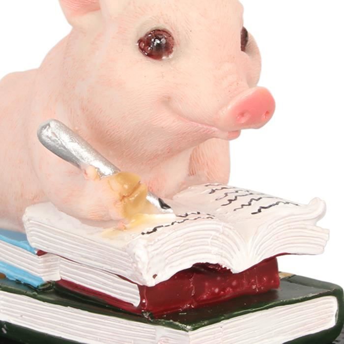 EJ.life figurine de cochon Statue de Cochon, Adorable Figurine de ...