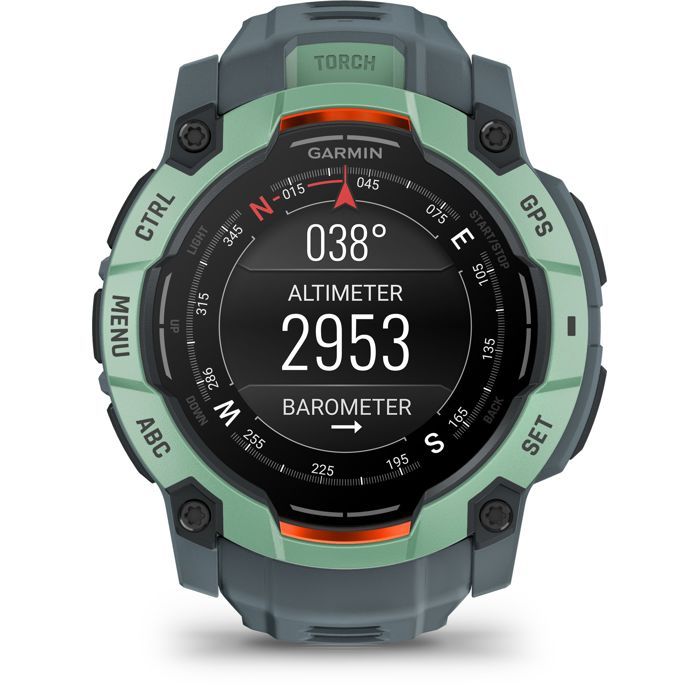 Montre connectée - GARMIN - Instinct 3 - 1,3" - 50 mm - Amoled - Vert ...