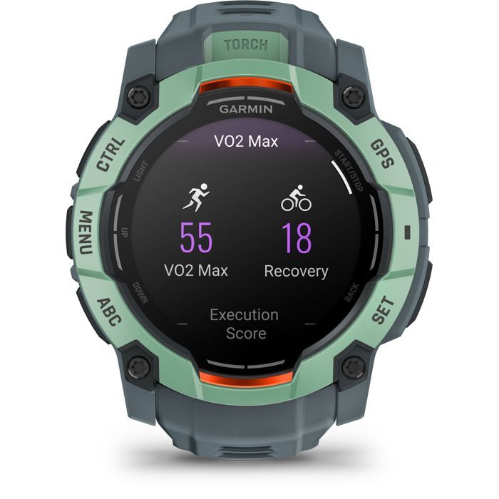 Montre connectée - GARMIN - Instinct 3 - 1,3" - 50 mm - Amoled - Vert ...