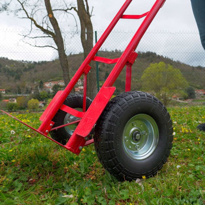 Roue de diable increvable 260mmx85mm - alésage 16mm jante acier ...