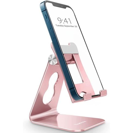 Support Téléphone Portable MultiAngles Réglable en Alliage d ...