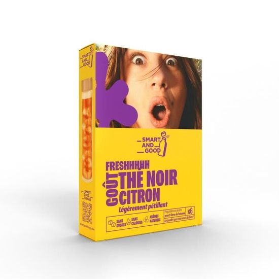 LOT DE 2 - SMART GOOD THINGS - Poudre instantanée boisson au Thé Noir ...