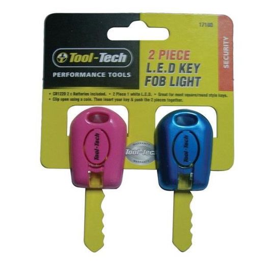 LED Key Fob Lumière 2pc ROSE & BLEU Mélange - Cdiscount Bricolage